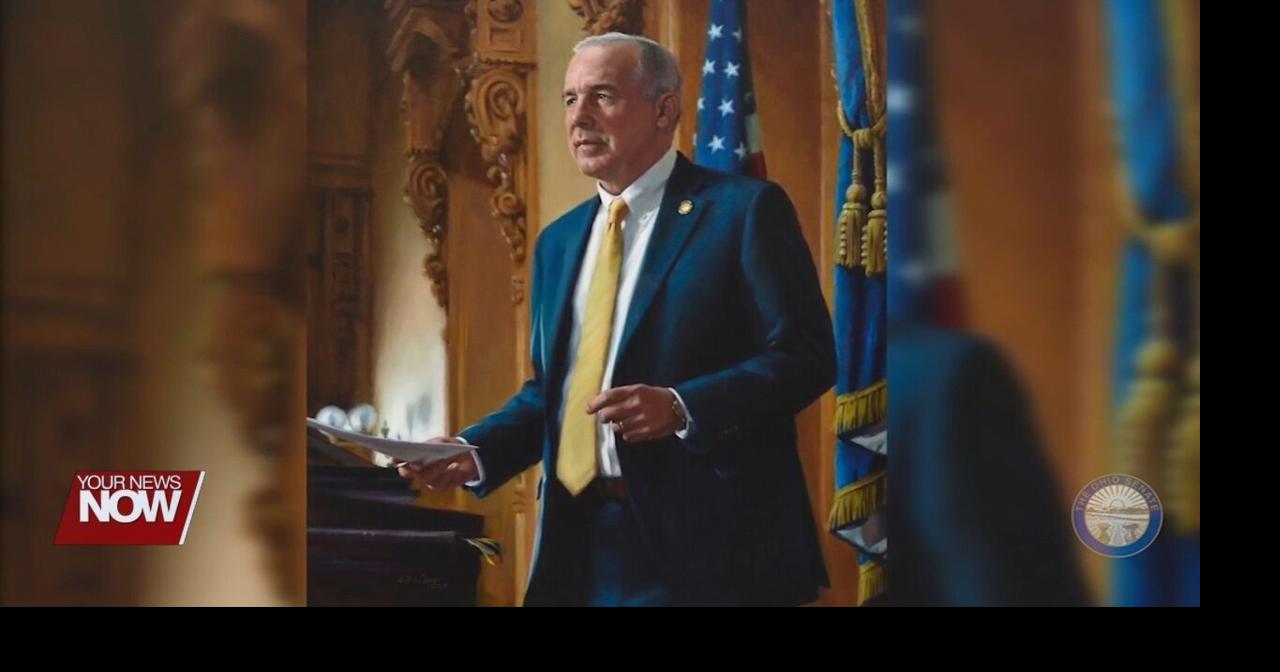 Portrait of Ohio Senate President Matt Huffman is unveiled in Columbus ...