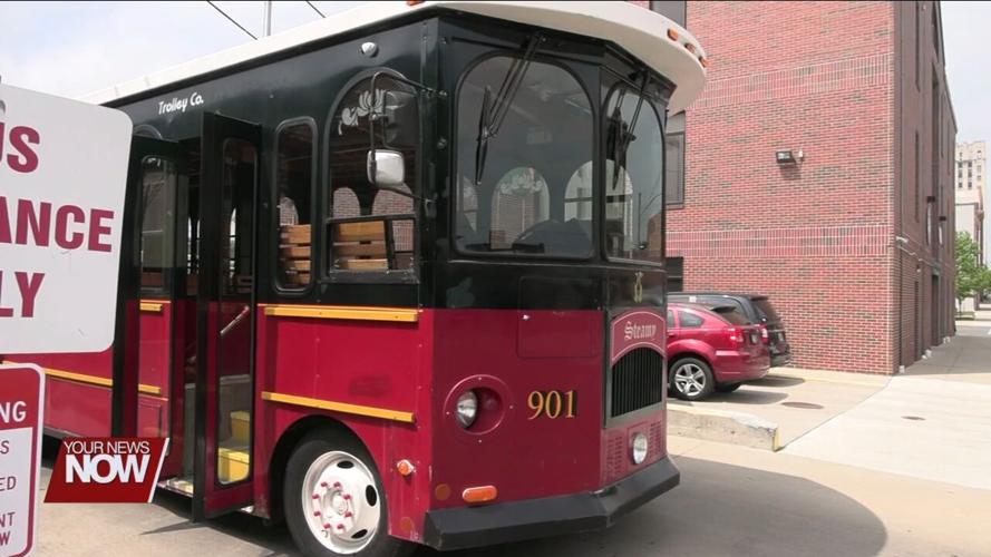 Allen County RTA's two new trolleys, Rusty and Steamy, begin downtown ...
