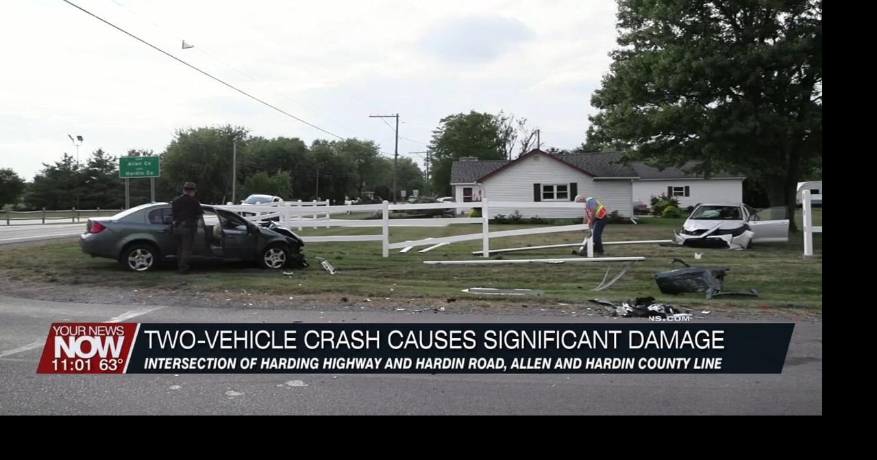 Significant Damage with Two-Vehicle Crash Along Allen & Hardin County ...