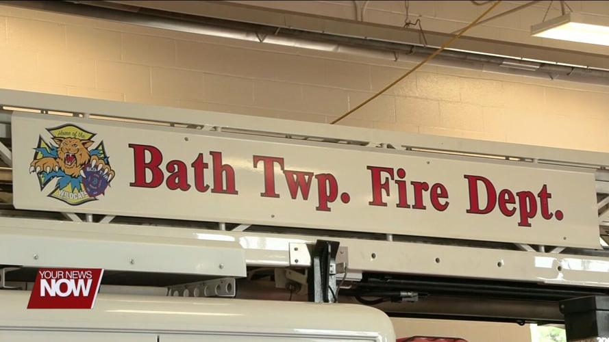 Bath Township Fire Chief, Joe Kitchen, swears in Brock Yingling as ...