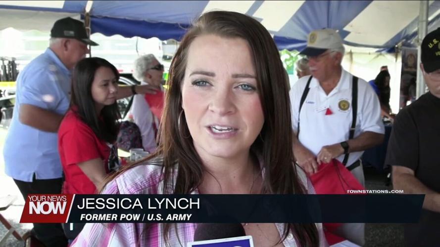 Former POW Jessica Lynch speaks with fellow veterans at Allen County ...