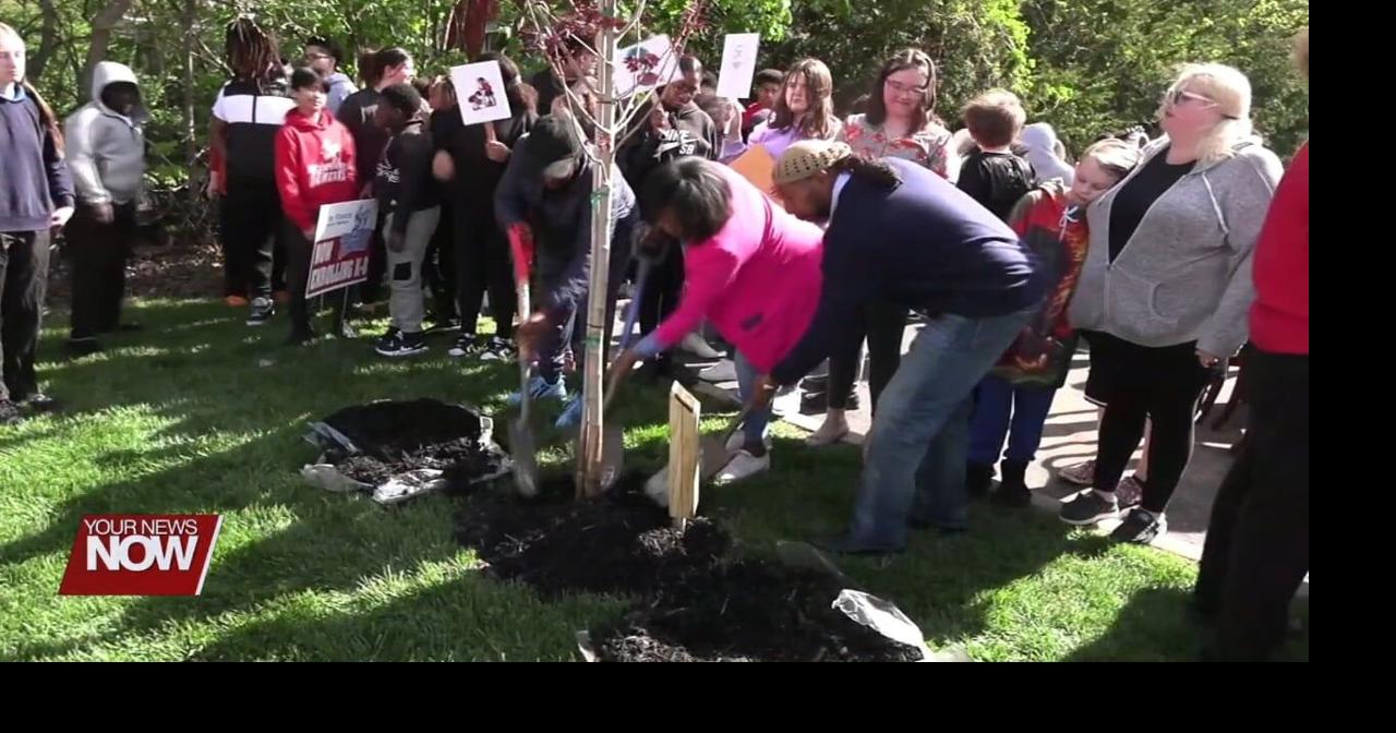 City of Lima plants a maple tree in honor of Arbor Day at Heir Force ...