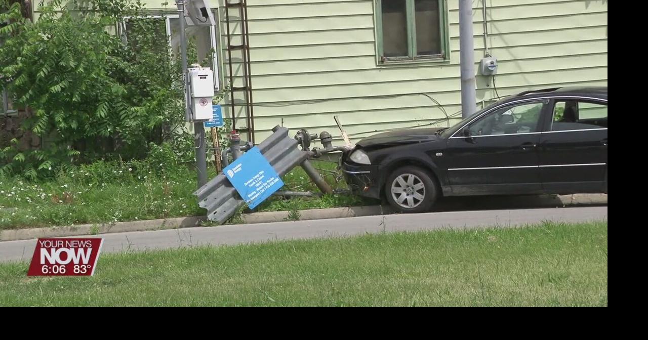 Driver flees on foot after car hits gas line in Lima | News ...