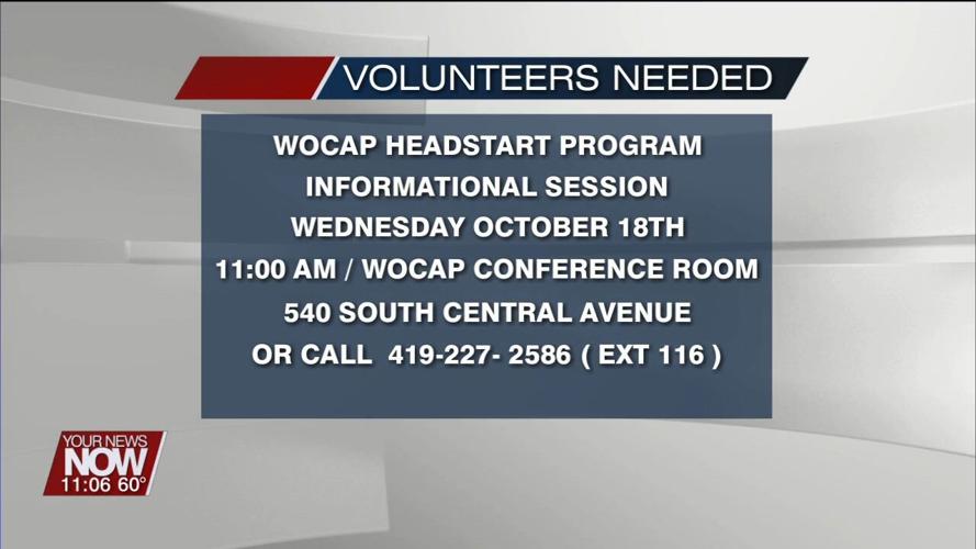 Volunteers are needed for WOCAP's Early Head Start program | News | hometownstations.com