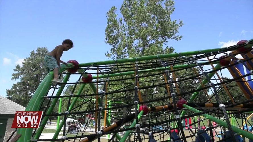 Playground in Faurot Park dedicated to the memory of Gloria Jean ...