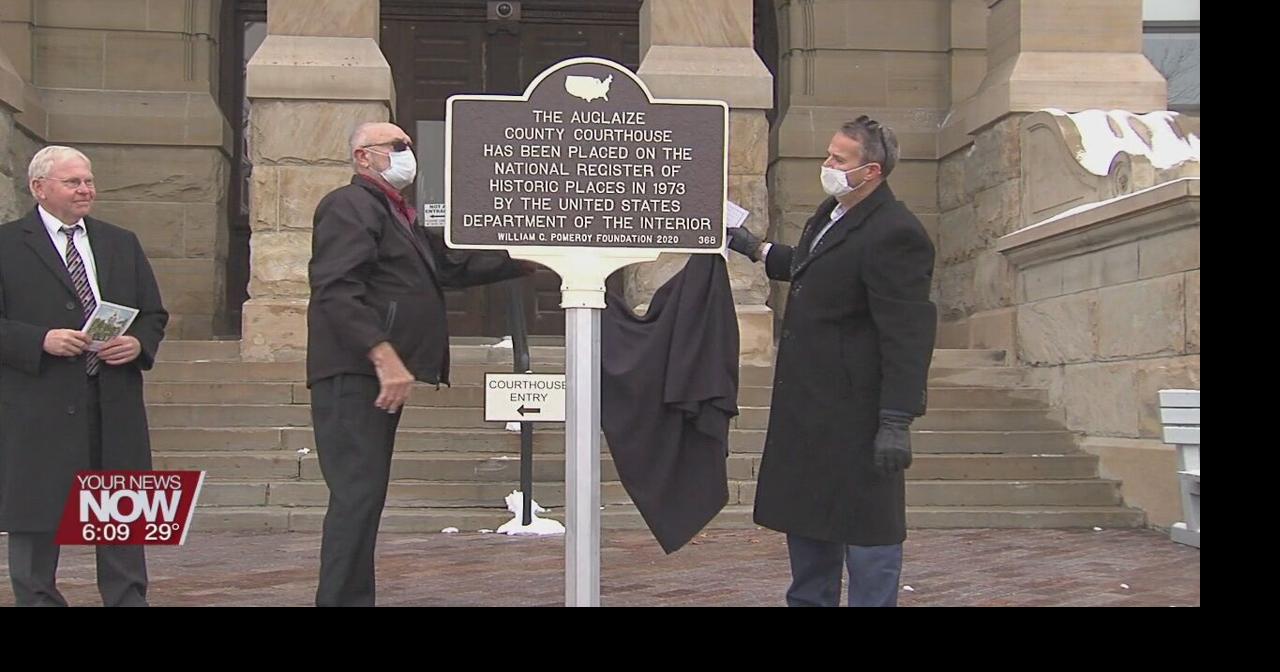 Auglaize County Courthouse gets plaque to show historical significance ...