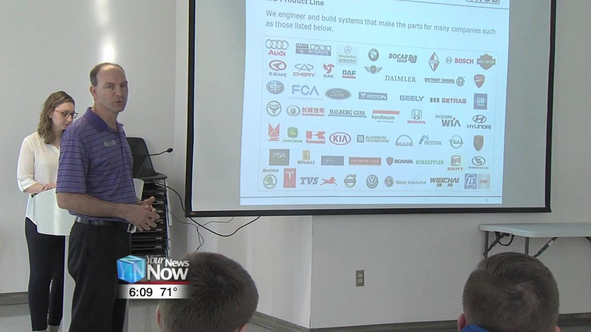 Allen East high school students explore Grob job opportunities | News ...