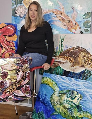 Artist Spotlight: Emily Beach inspired by nature, making connections ...