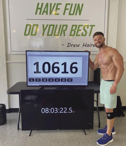 10,616 pushups: Business owner attempts record to raise money for ...