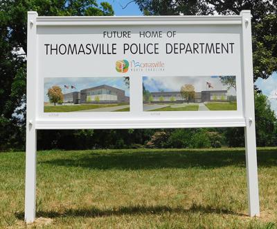 Sign provides glimpse of new police facility | Thomasville Times ...