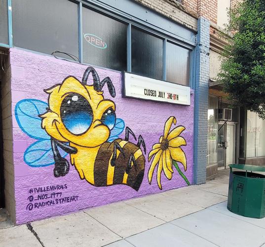Local artists brighten downtown with murals | Thomasville Times ...