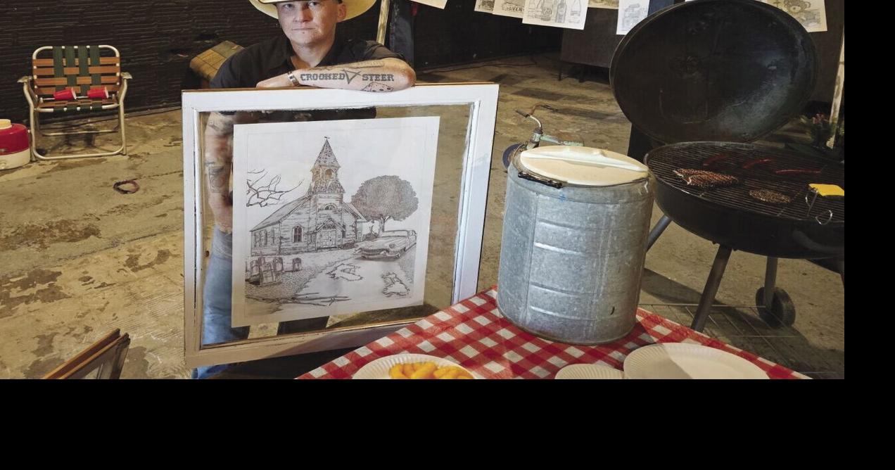 Davidson County artist explores abandonment, old things in drawings ...