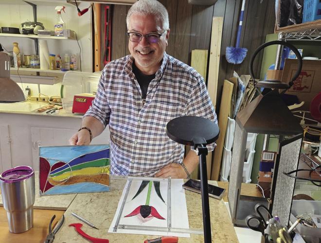 The Stain'd Pastor: Minister uses colorful glass, imagination to create ...
