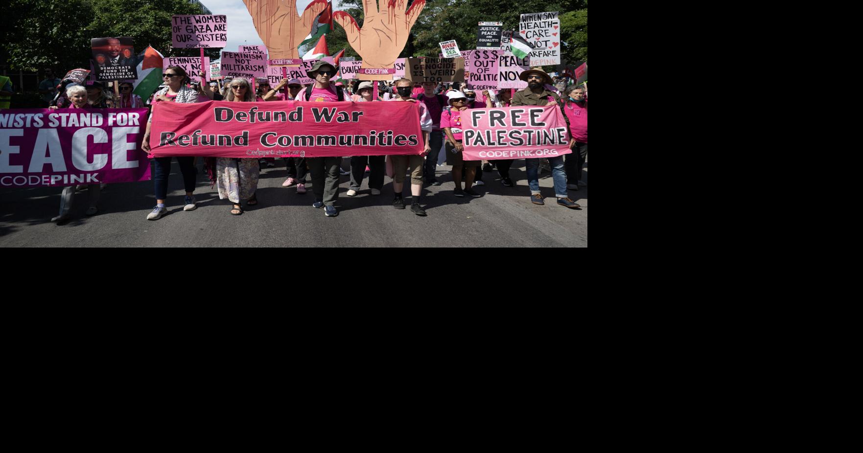 In photos: Day 1 of DNC draws protest | Evening Digest | hpherald.com