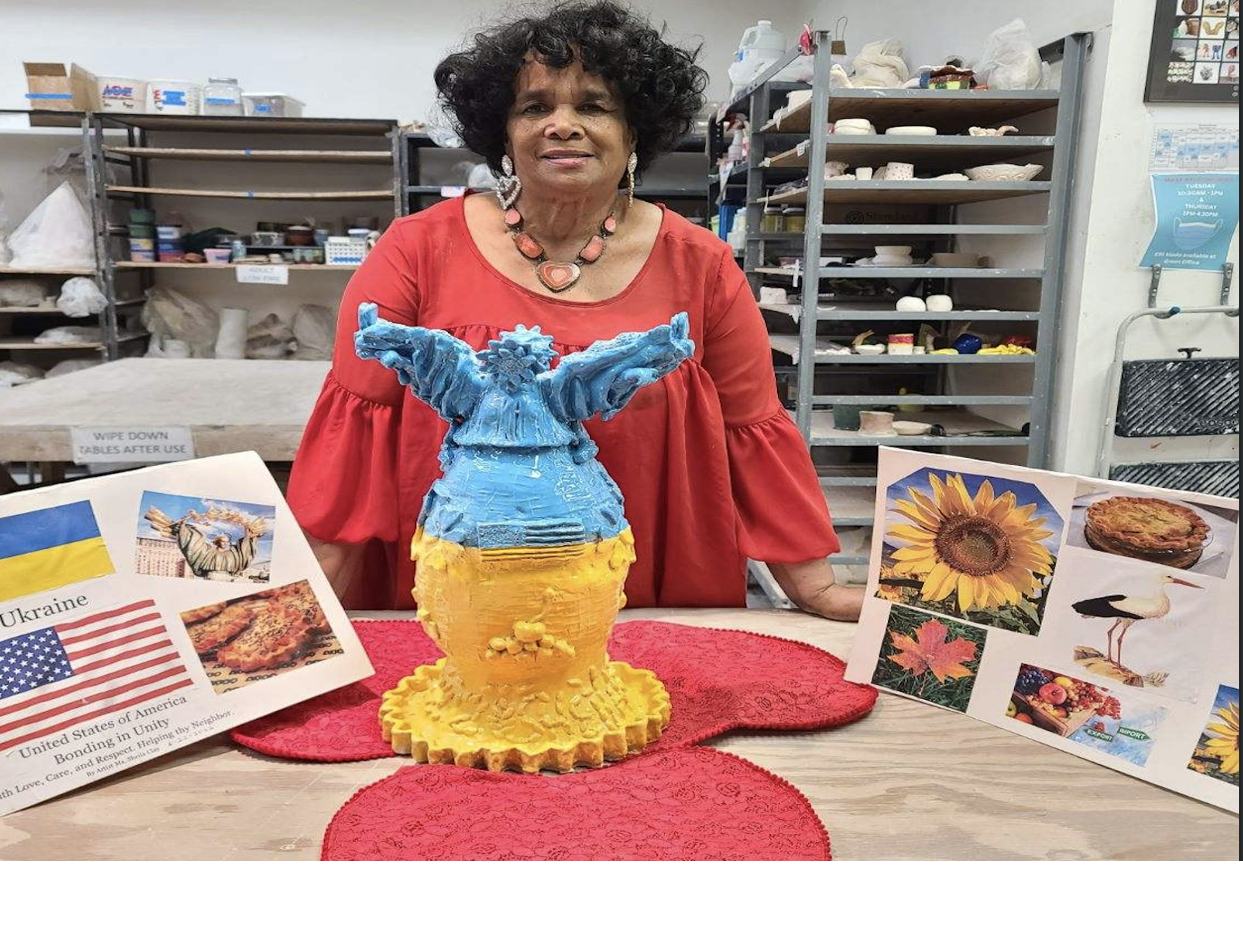 Sheila Clay finishes sculpture for Ukraine | Evening Digest | hpherald.com