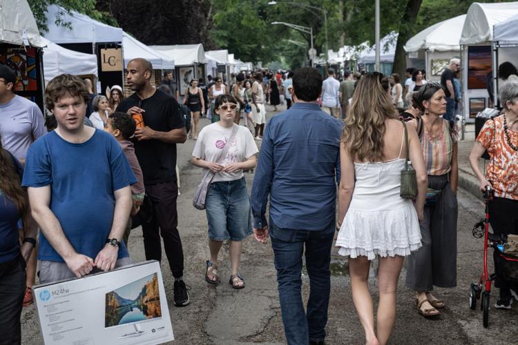 Damon Lamar Reed debuts at 57th Street Art Fair | Evening Digest ...