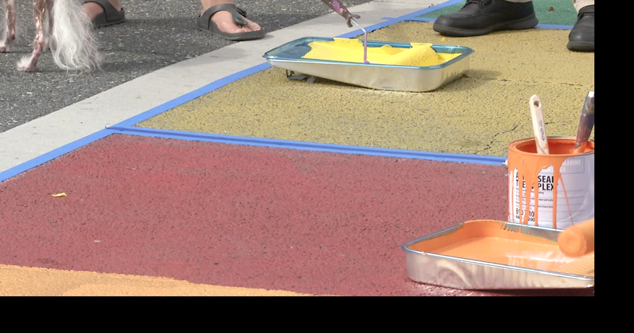 SBY rainbow crosswalk given fresh coat of paint, joined by two new ...