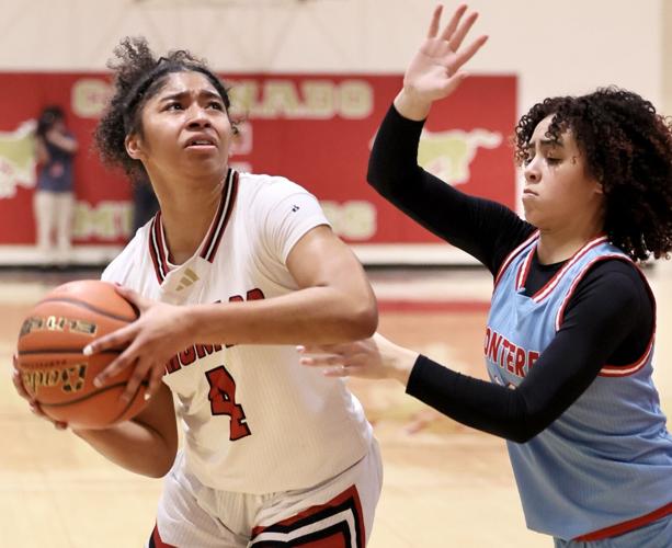 Mustang Fan Zone ~ Basketball coach Katie Ferrell, Syniah Brown ...