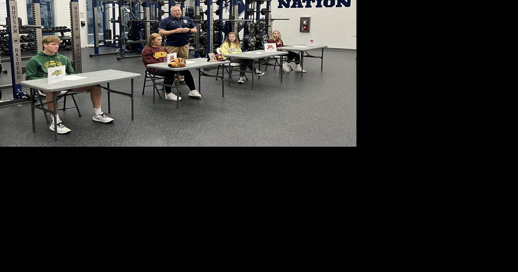Four Hudson student-athletes among early signees | Newsletter ...