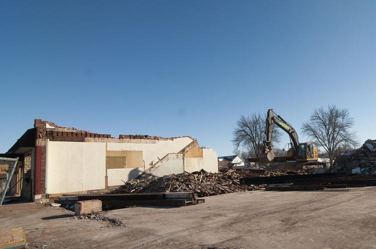 End of an era: Beebe building demolished for new development | Local ...