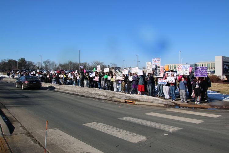 Hudson students walk out on Friday in protest of ICE | Local News ...