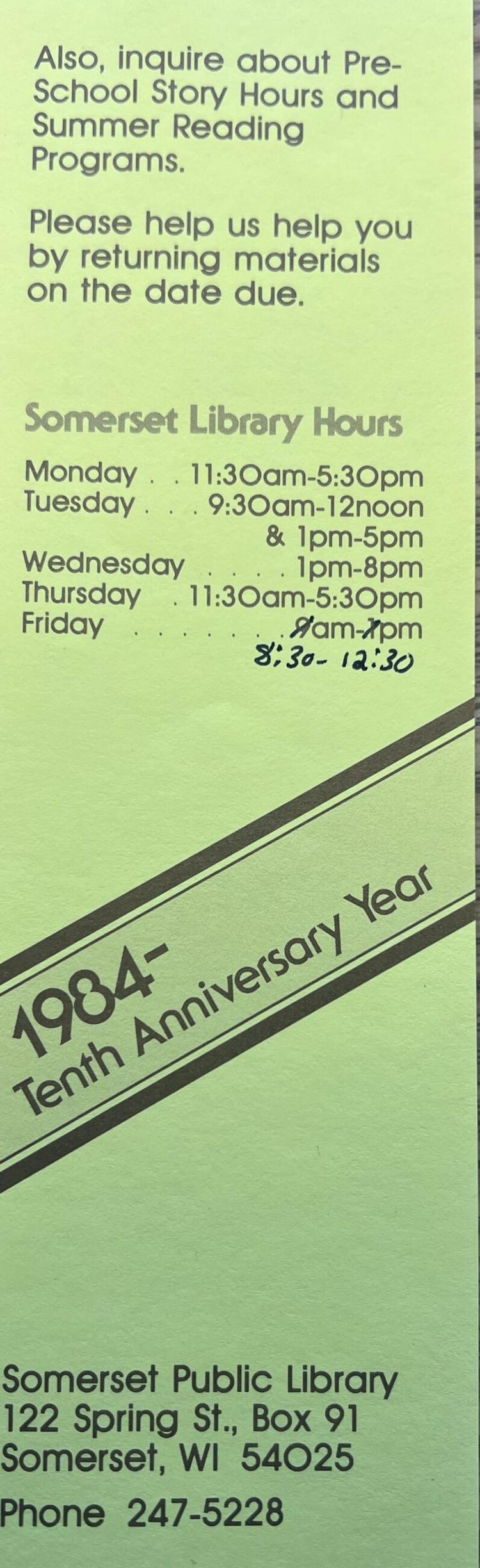 Somerset Library celebrates 50 years | Local News | hudsonstarobserver.com