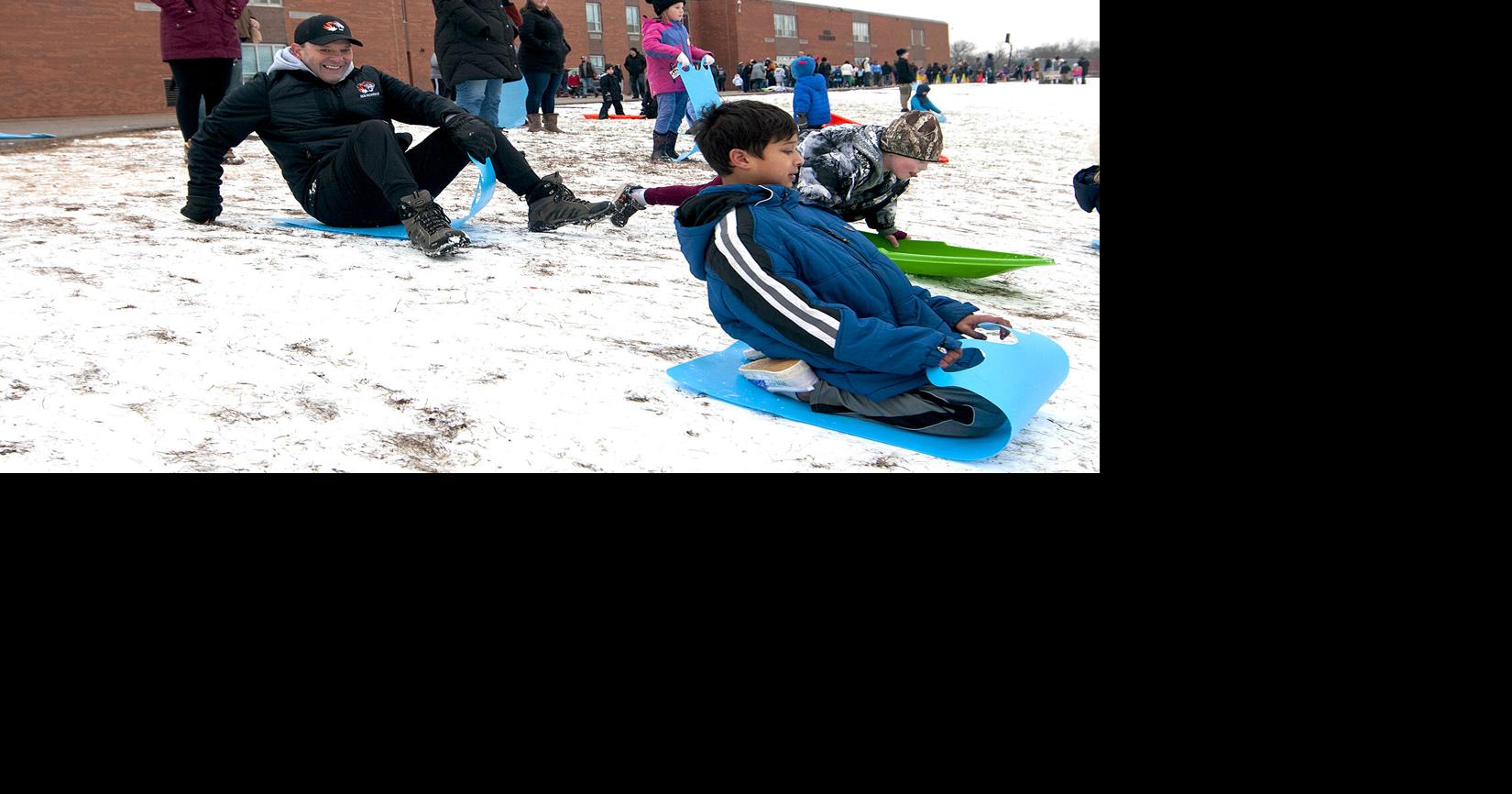 New Richmond Superintendent Troy Miller sleds at Starr | Local News ...