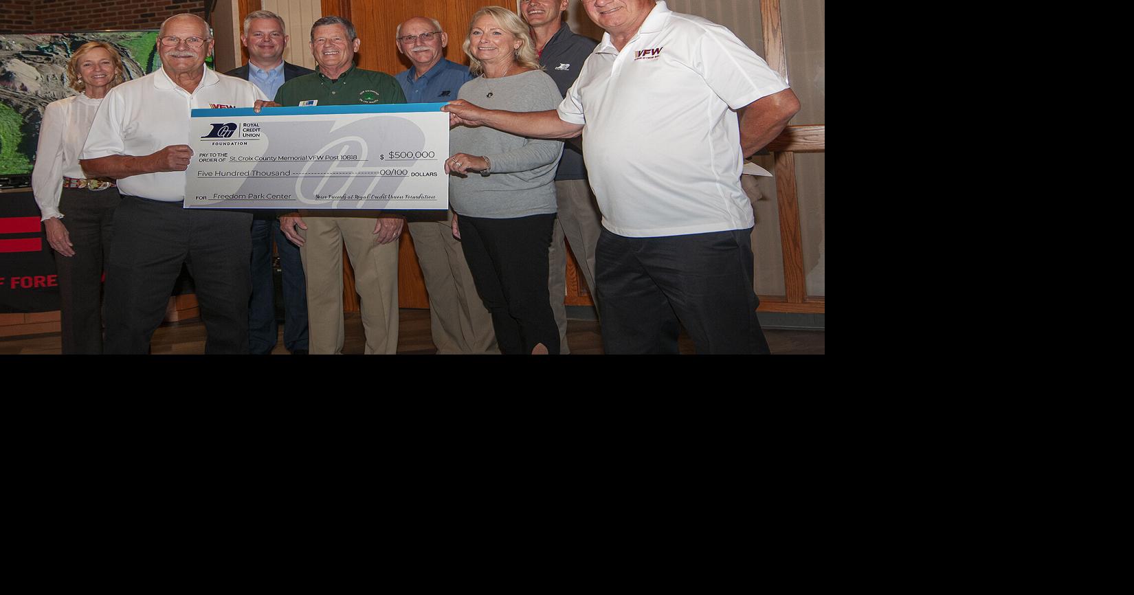 Royal Credit Union donates $500,000 to Freedom Park Center | Local News ...