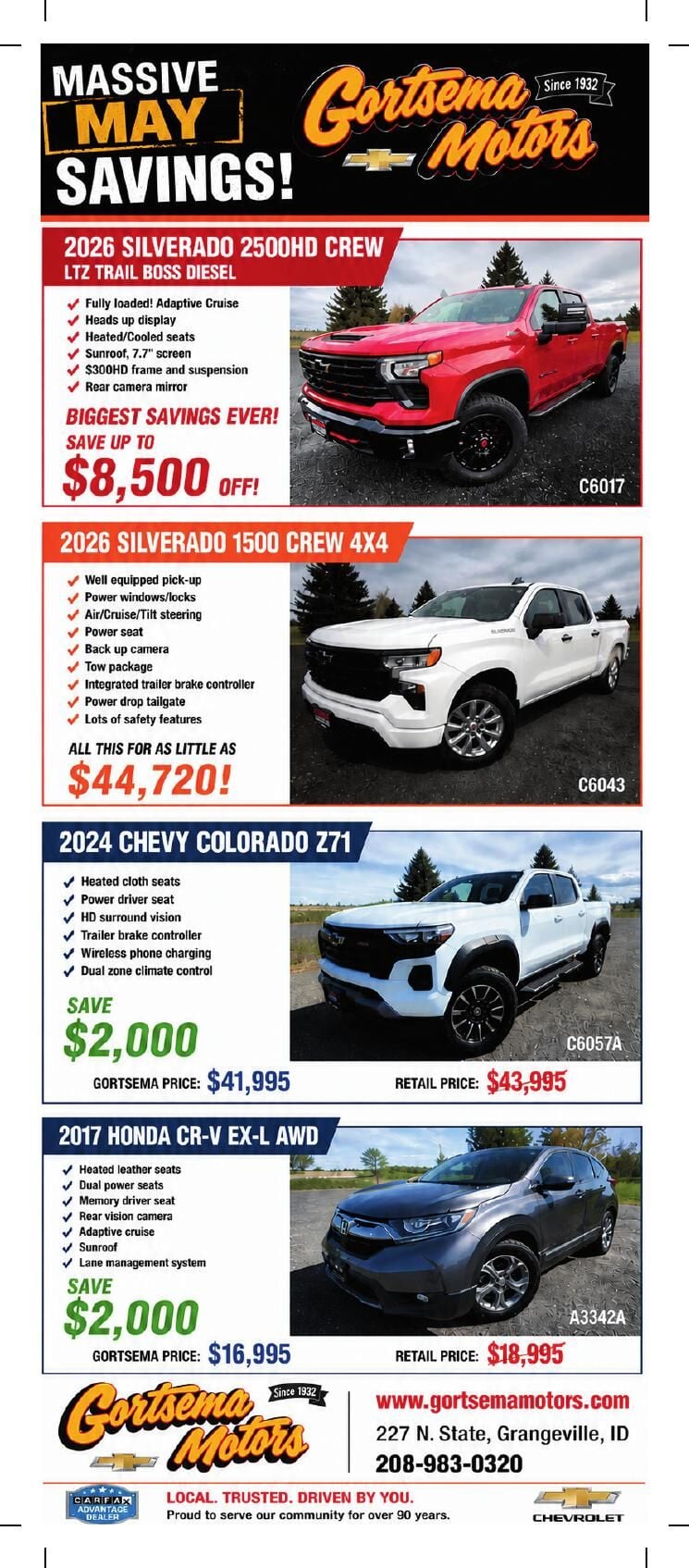 Riggins News: FFA banquet is May 7; Clay continues reign | Community ...