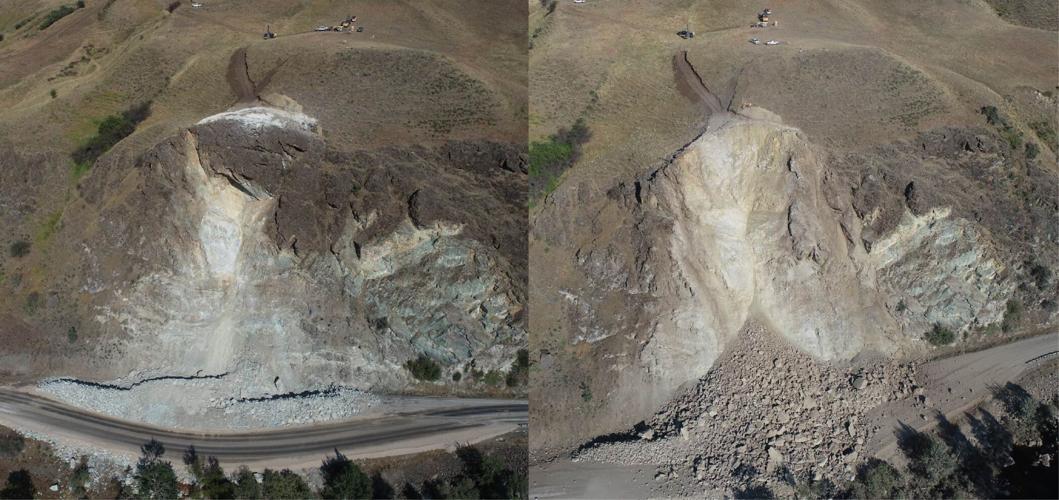 Detour traffic back on Old Pollock Road as blasting debris cleared ...