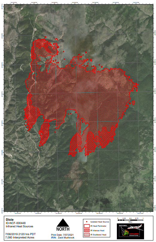 Type 1 IMT en route as Dixie Fire tops 7,000 acres; closure order in ...