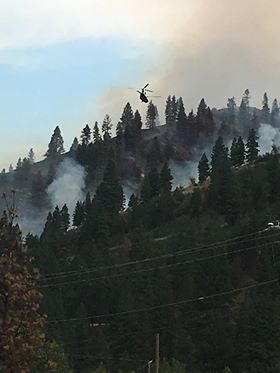 Rattlesnake Creek Fire tops 2,100 acres; agencies field more than 300 ...