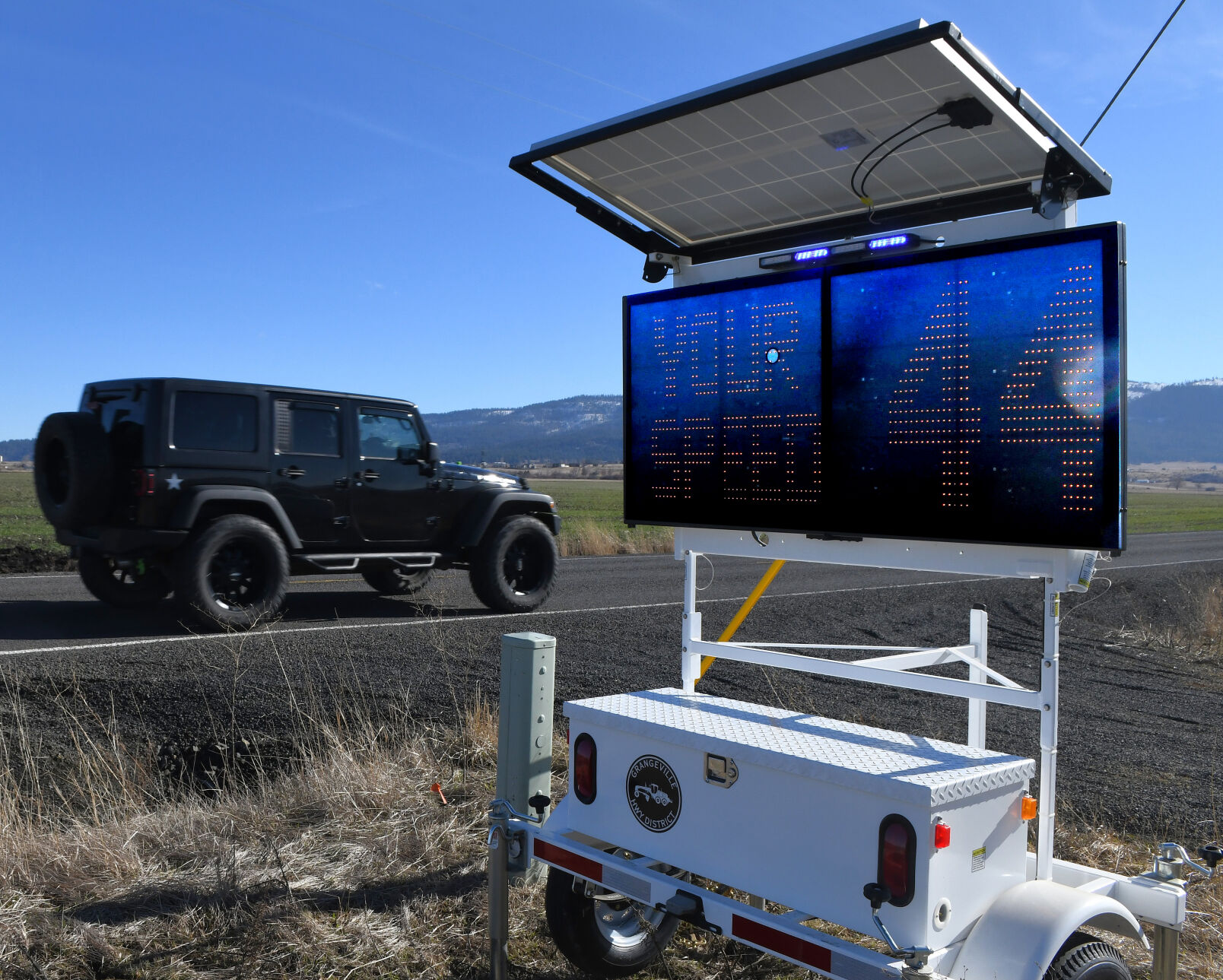 Grangeville Highway District: New radar sign to address traffic issue ...