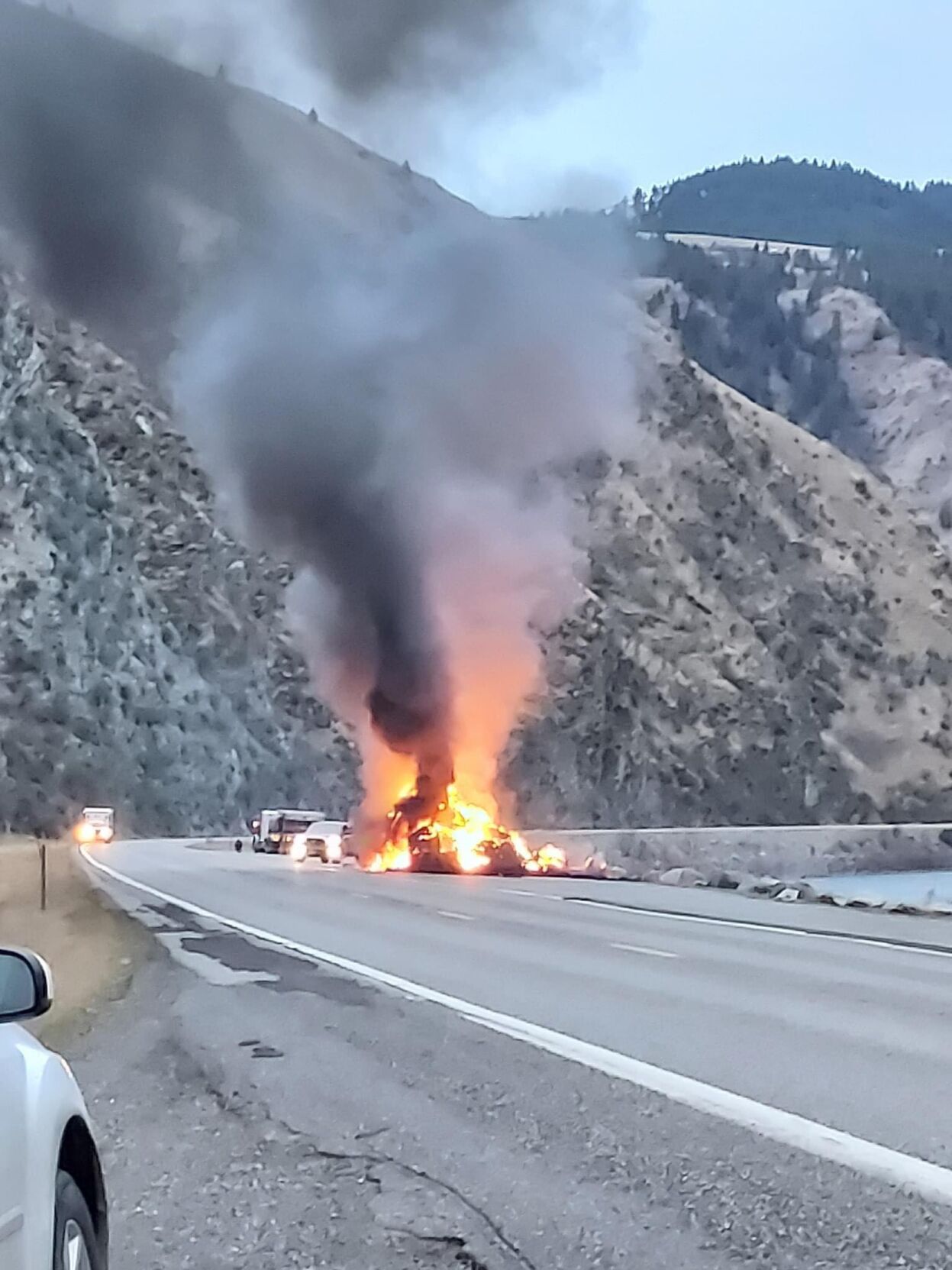 Hay Truck Fire | News | idahocountyfreepress.com
