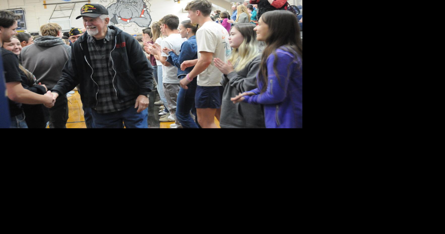 GHS Veterans Day Assembly 2025: GHS grad, veteran urges students to ...