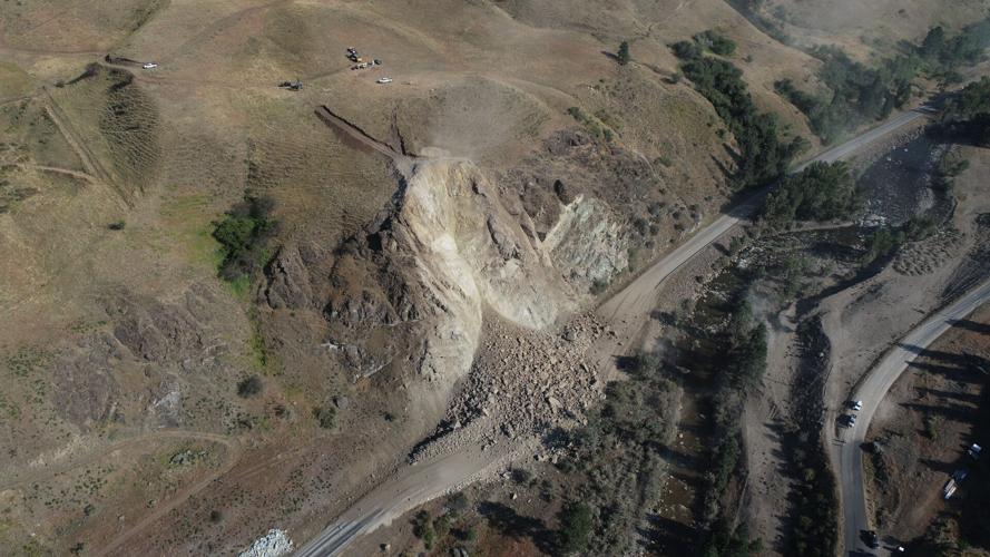 Detour traffic back on Old Pollock Road as blasting debris cleared ...