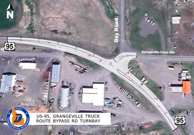 Early August completion set for US-95 turn bay project at Grangeville ...