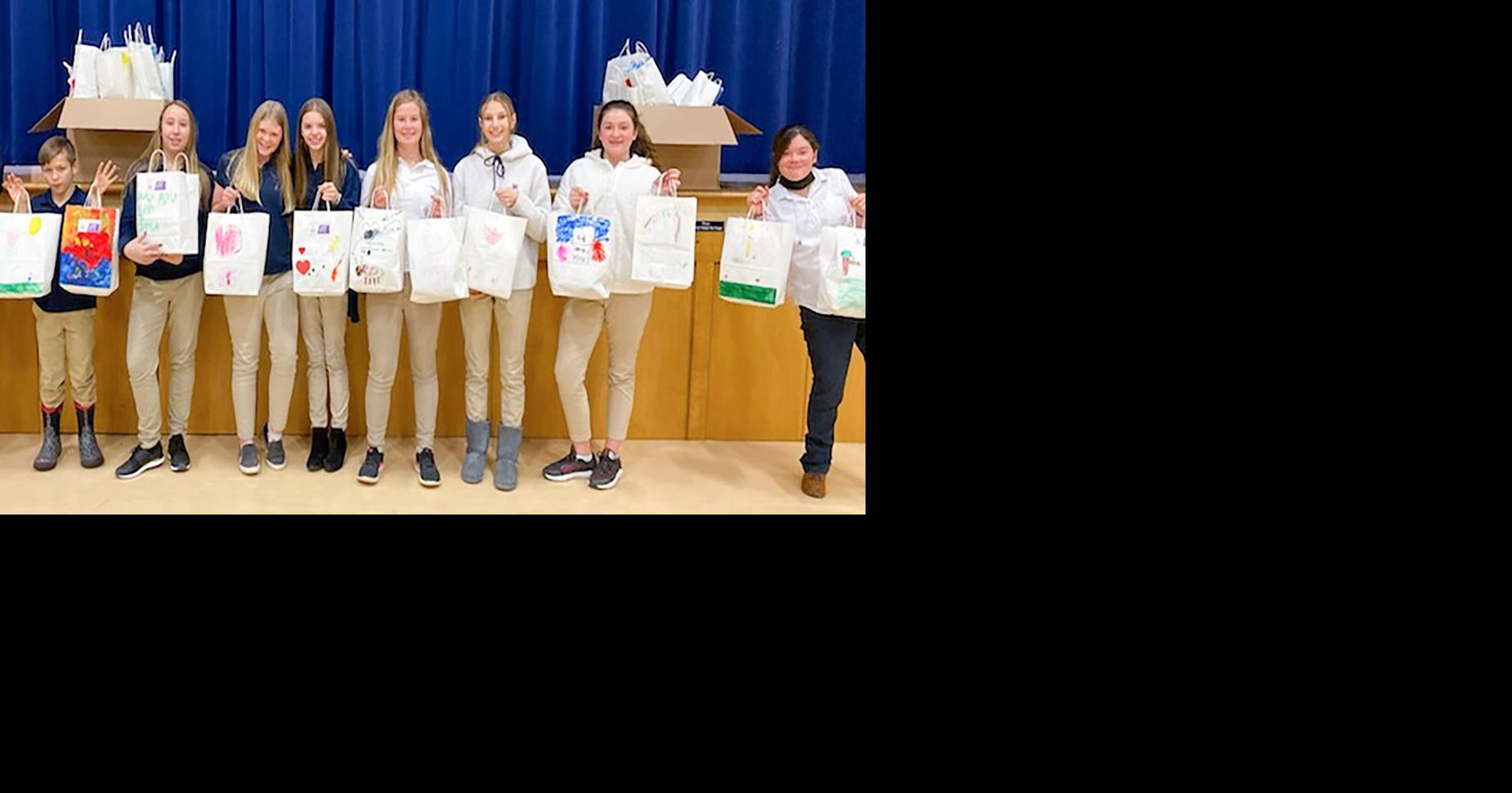 SPPS students serve community’s elderly; make gifts as part of Catholic ...