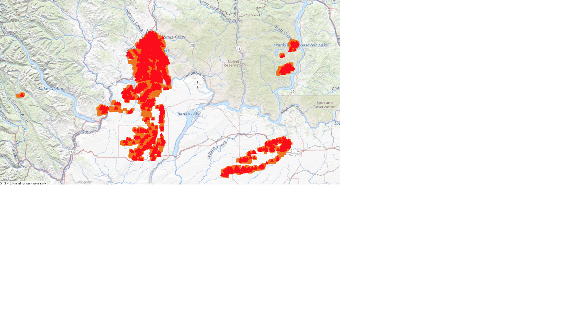 Tuesday A.M. satellite fire maps update shows growth of local fires ...