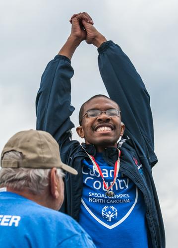 Special Olympics winners running for fun, medals
