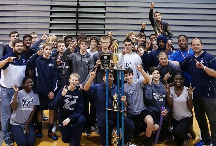 Hickory Ridge wrestlers nab SPC tournament championship