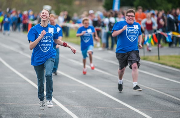 Special Olympics winners running for fun, medals
