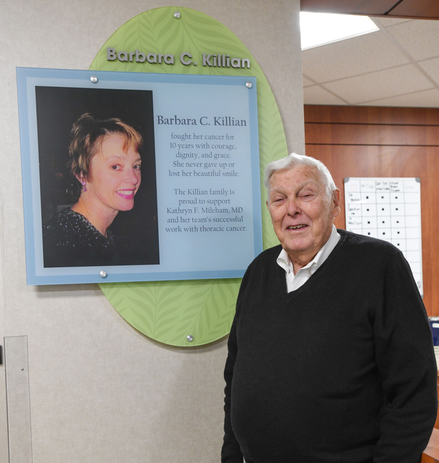 Barbara Killian honored with gift to Levine Cancer Institute