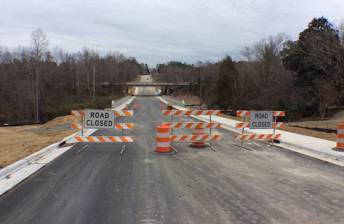 Burrage Road bridge finished, but months of roadwork remain