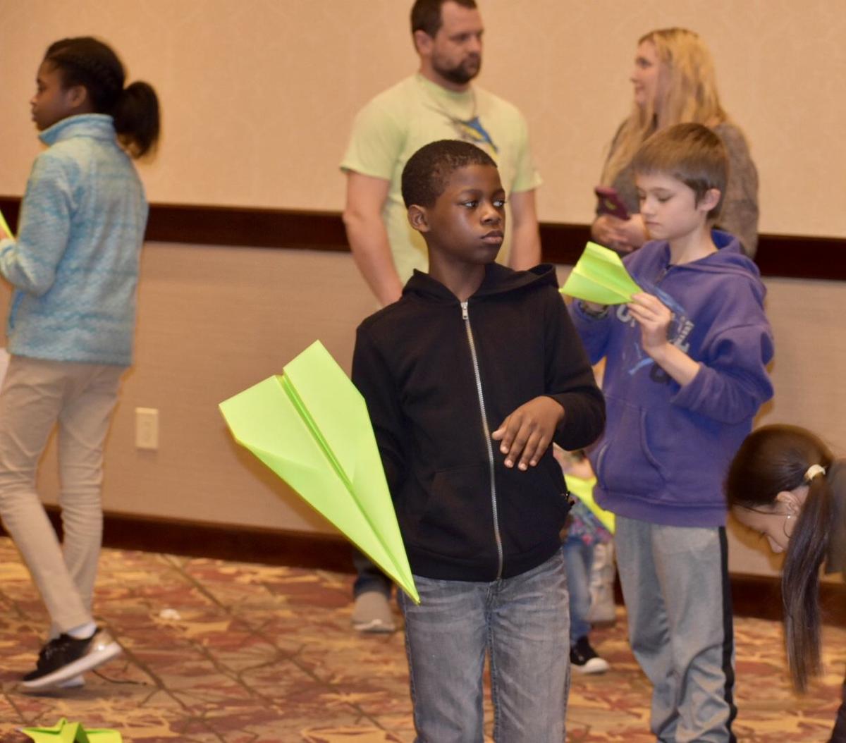 Paper Airplane Contest At Embassy Suites paper-airplane-contest-at-embassy-suites