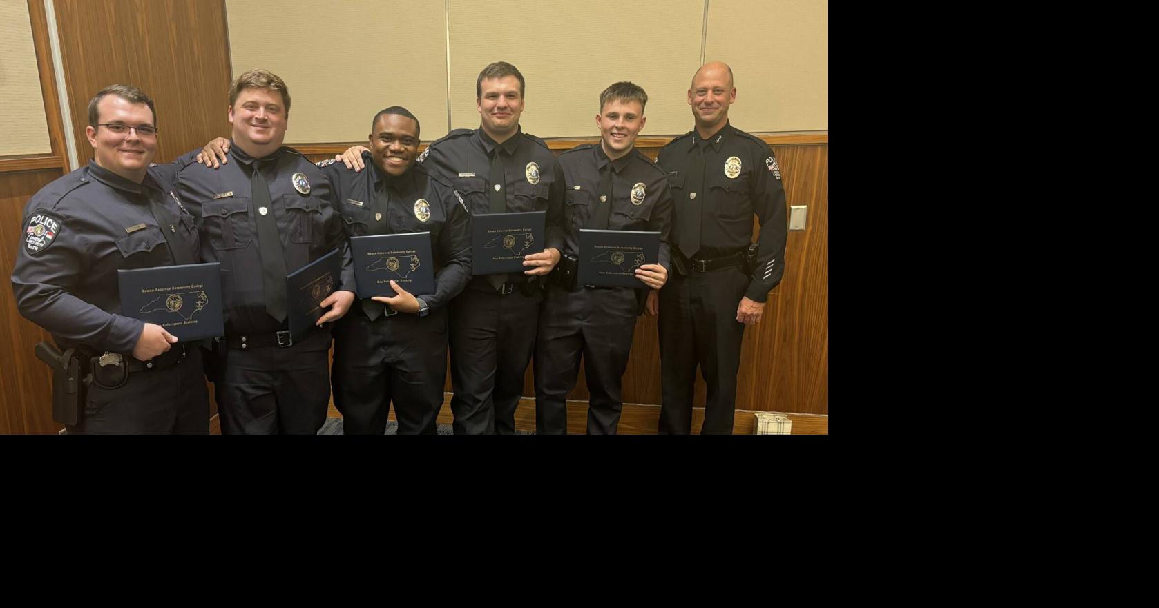 The Concord Police Department welcomes five new officers