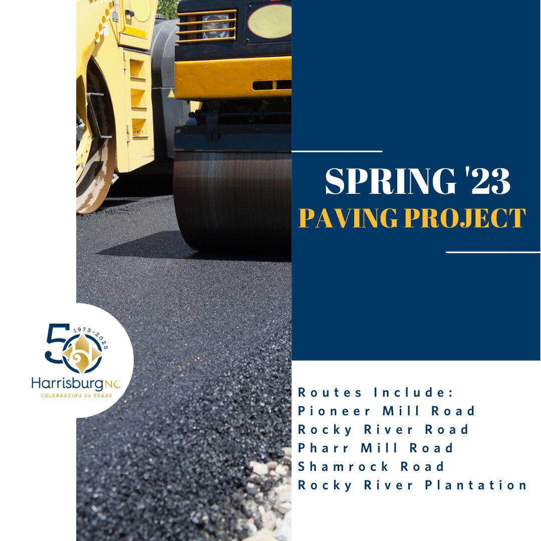 NCDOT spring paving begins soon in Harrisburg
