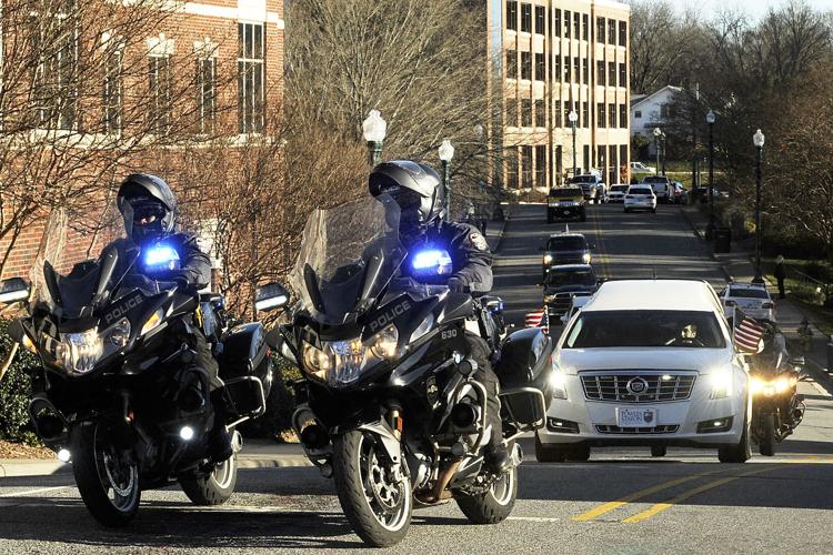 A community says good-bye, thank you to Officer Jason Shuping