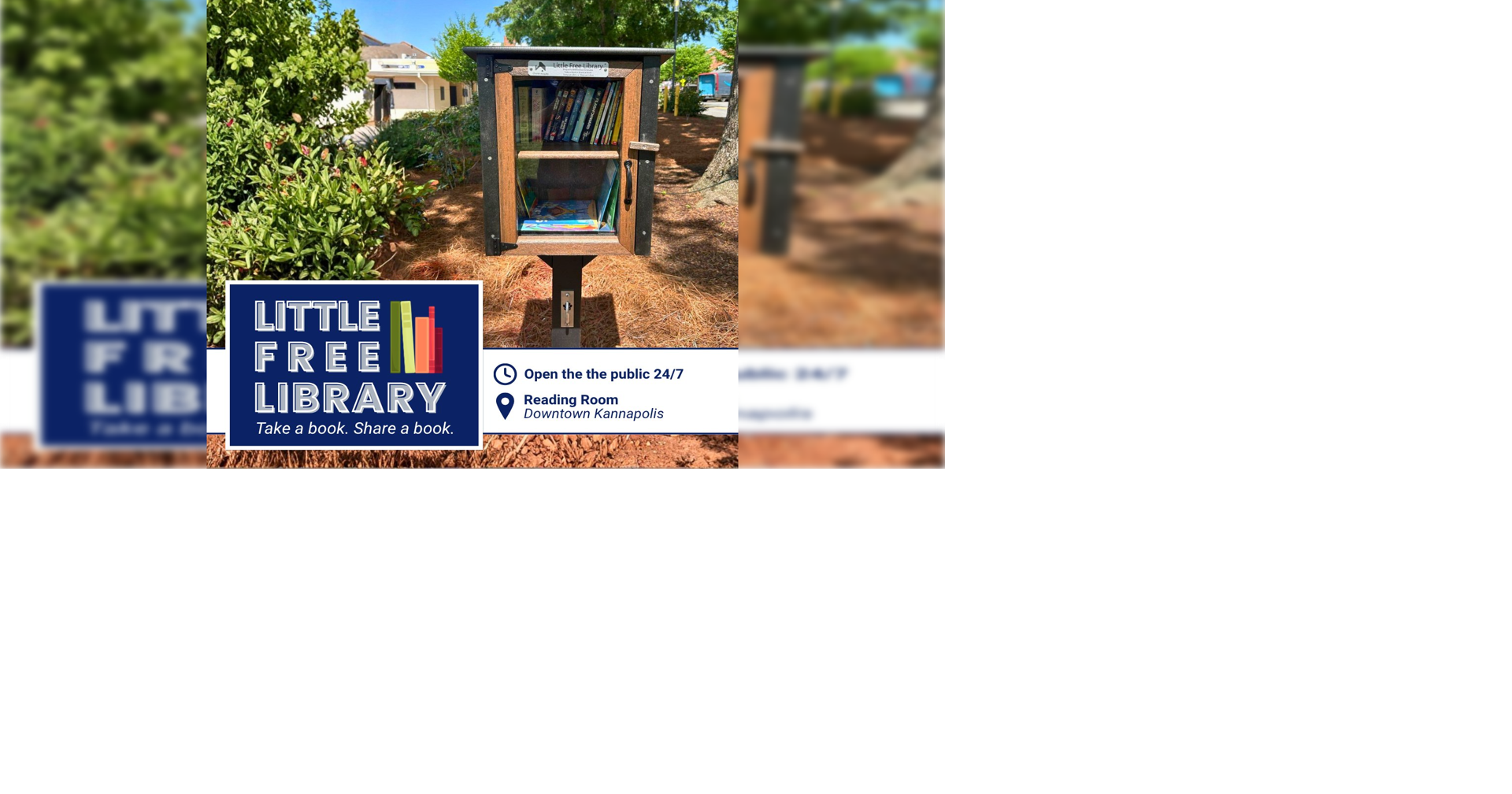 Kannapolis to celebrate new Little Free Library downtown