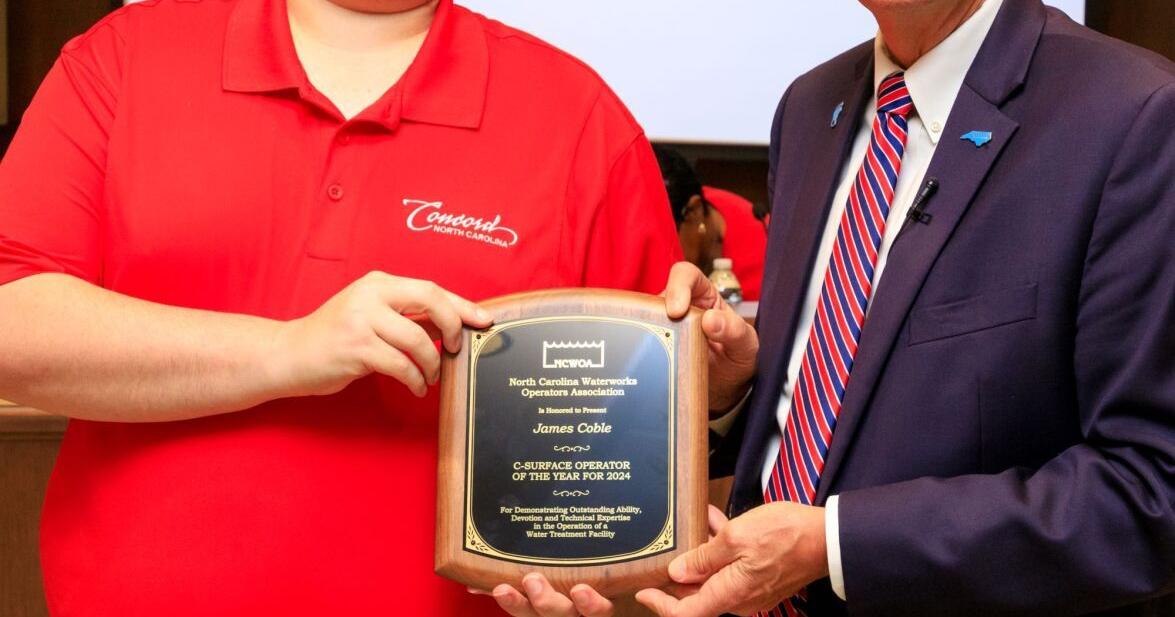Concord's James Coble earns state water operator award